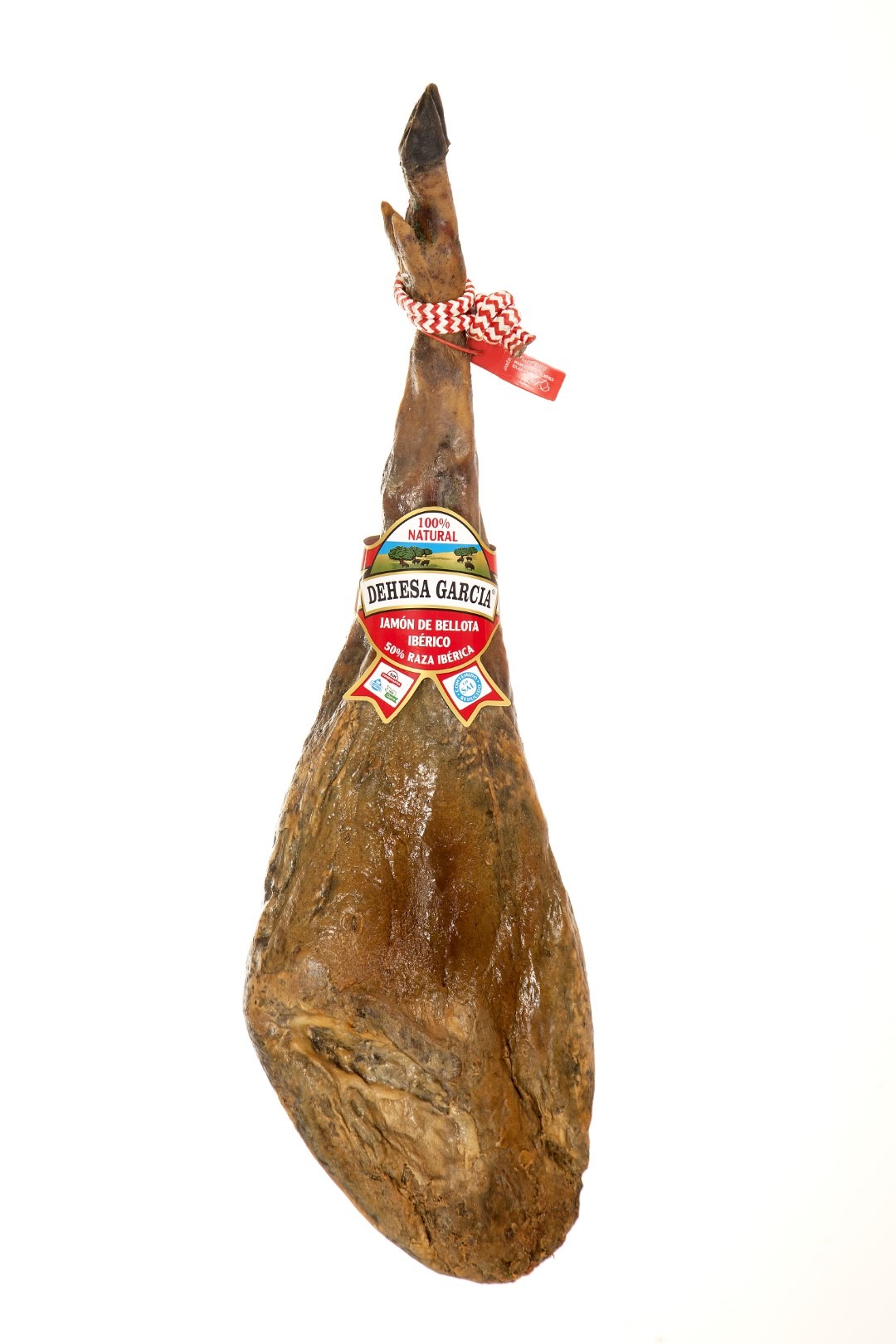 Jamón bellota ibérico 50% raza ibérica 100% natural | Dehesa García ...