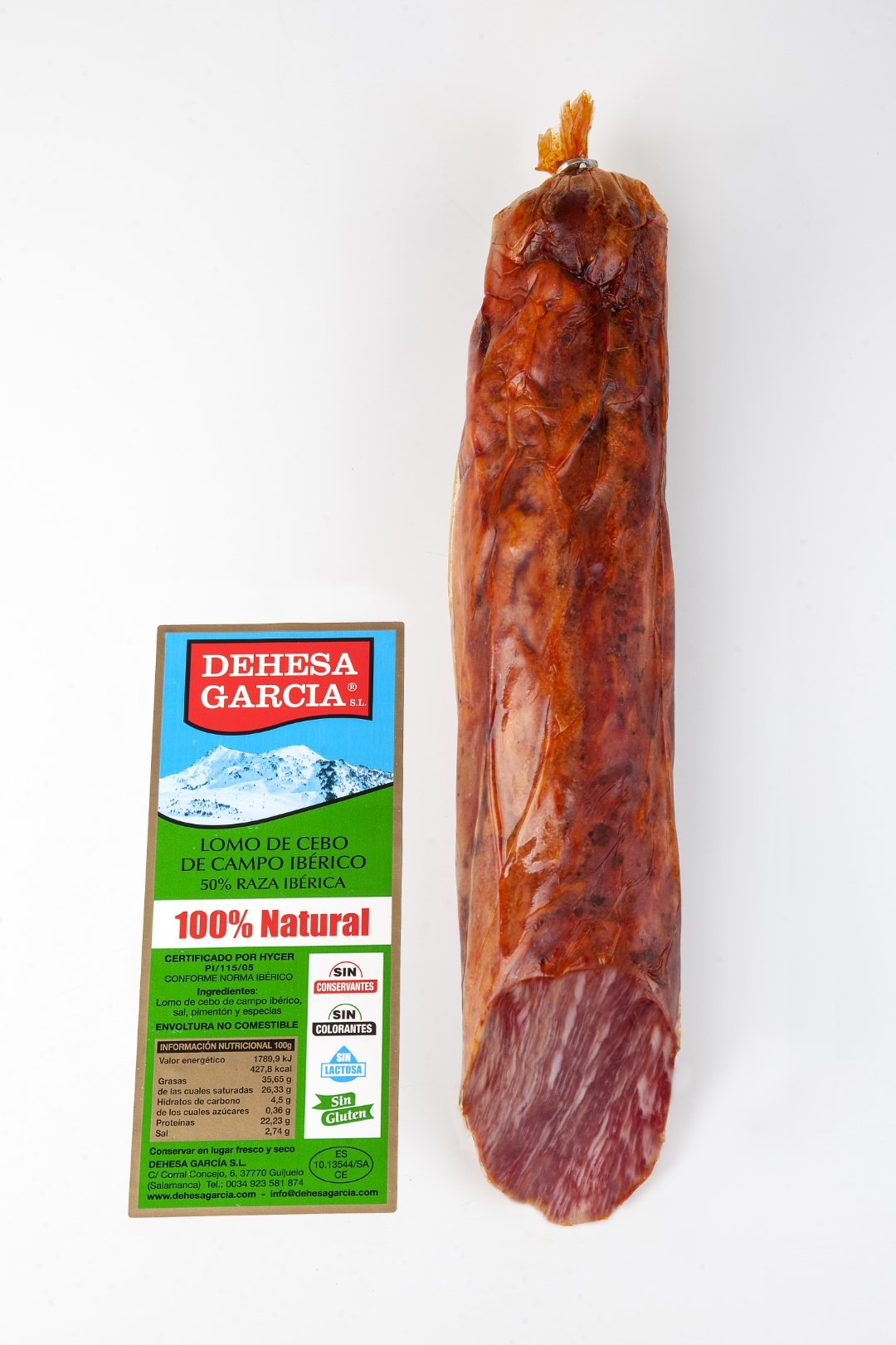 Lomo cebo campo ibérico 50% raza ibérica 100% natural | Dehesa García ...